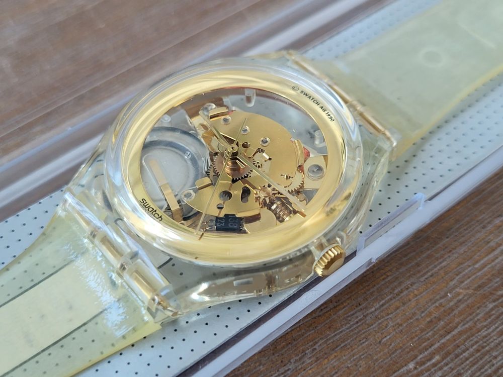 SWATCH GZ115 GOLDEN JELLY NEU (Neu und originalverpackt) in für CHF 59 ...