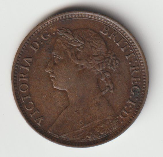 1884 Farthing Grossbritannen Münze Antik No.2 | Kaufen auf Ricardo