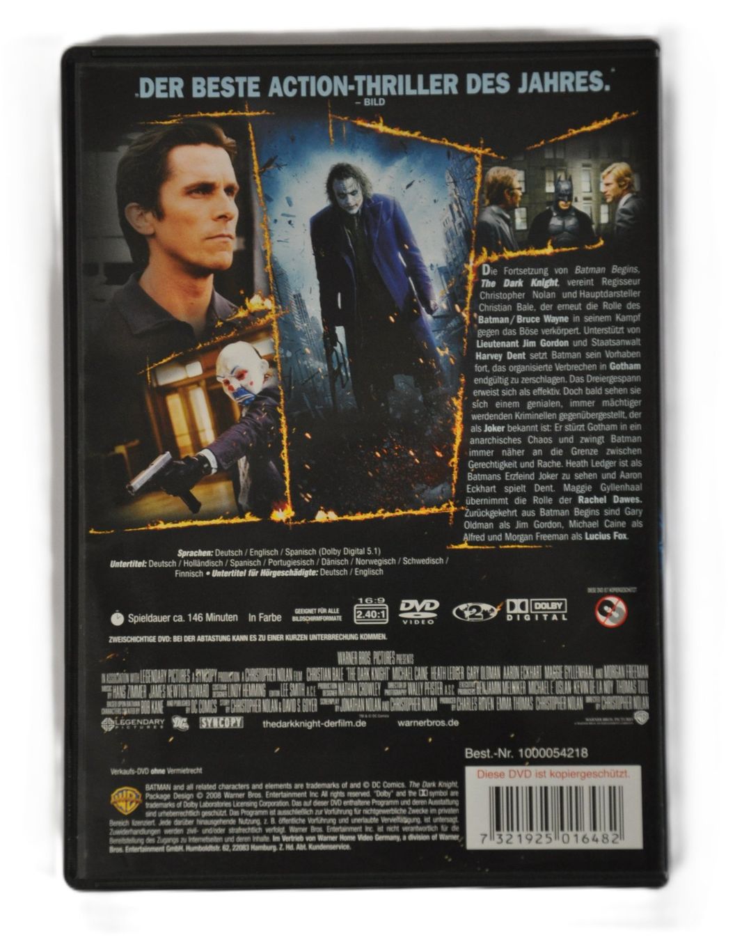 DVD „The Dark Knight“ (Gebraucht) in Grabs für CHF 3 – nur Abholung auf ...