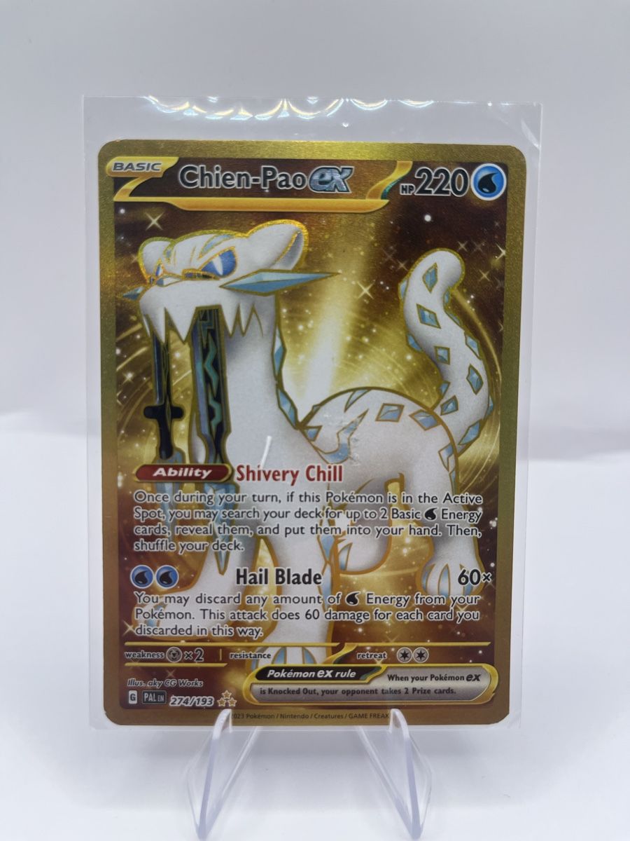 Chien-Pao EX 220 Pokémon carta rara edizione limitata (Nuovo (secondo ...