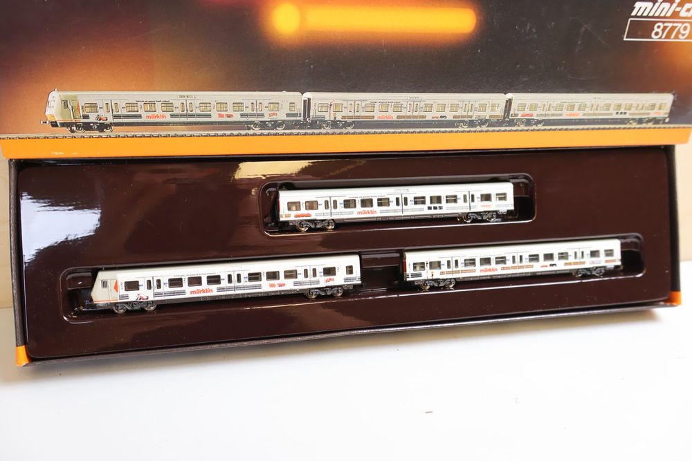 Märklin mini club S-Bahn Steuerwagen & Wagen Set 8779 (Gebraucht) in ...