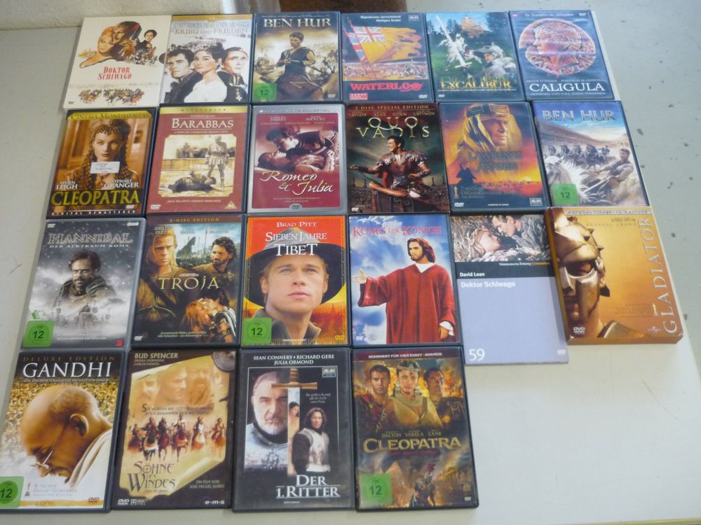 DVD Set 1 - 22x DVD Monumental Filme Klassiker Top Sammlung (Gebraucht) in Beringen für CHF 35 ...