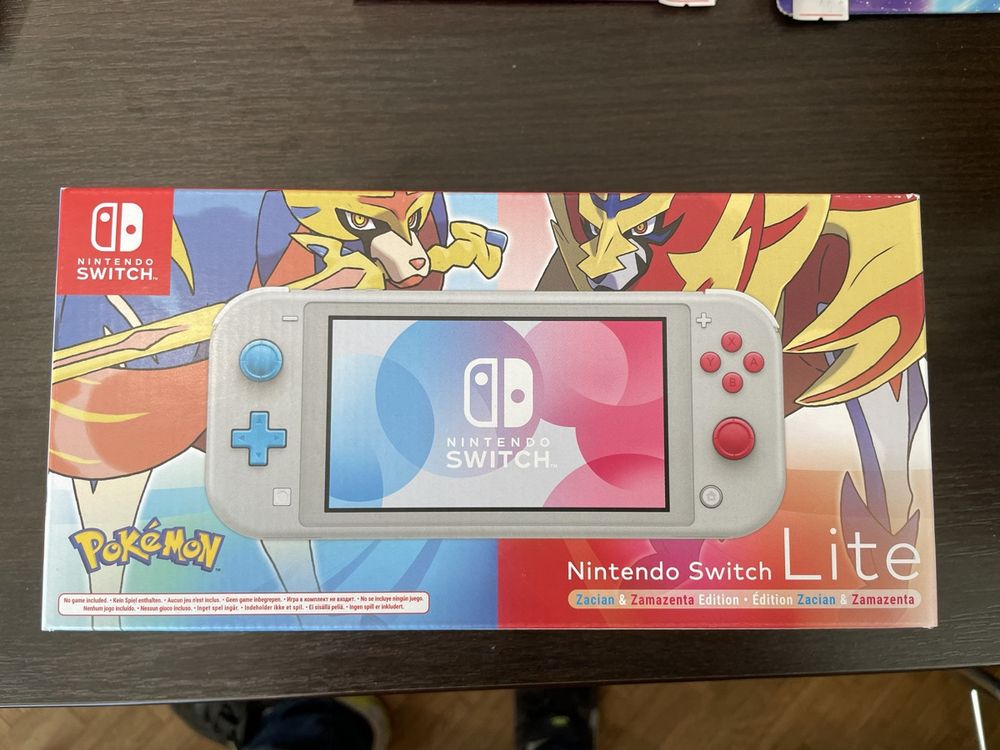 Nintendo Switch Lite Pokemon Limited Edition zacian NEU (Neu und originalverpackt) in Etzelkofen ...