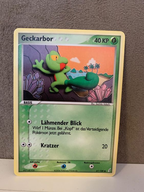 Pokemon Geckarbor EX Crystal Guardians DE 67/100 (Gebraucht) in ...
