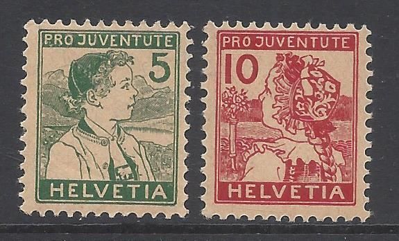 1915 : Pro Juv. Nr. J2 + J3 ** - KP 200 (Neu (gemäss Beschreibung)) in Gümligen für CHF 30 – mit ...