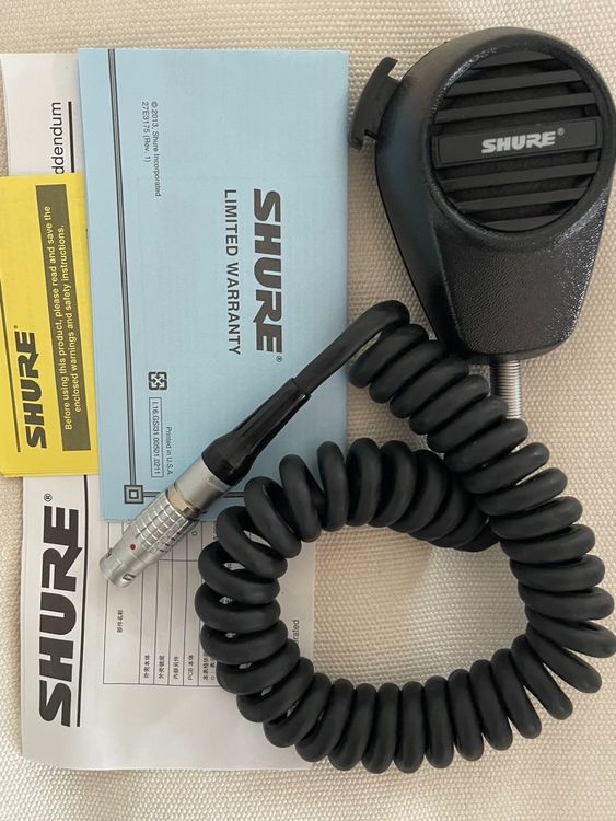 SHURE Microphone Dynamic 572B with Lemo-2B (Neu (gemäss Beschreibung ...