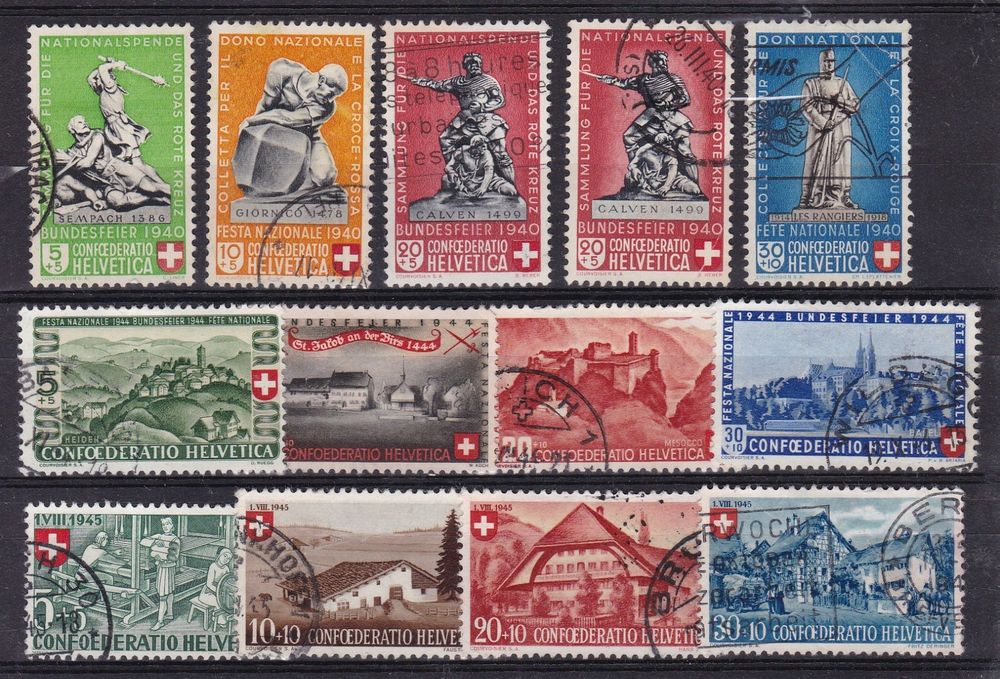 Pro Patria Briefmarken Lot, ab 1940 | Kaufen auf Ricardo