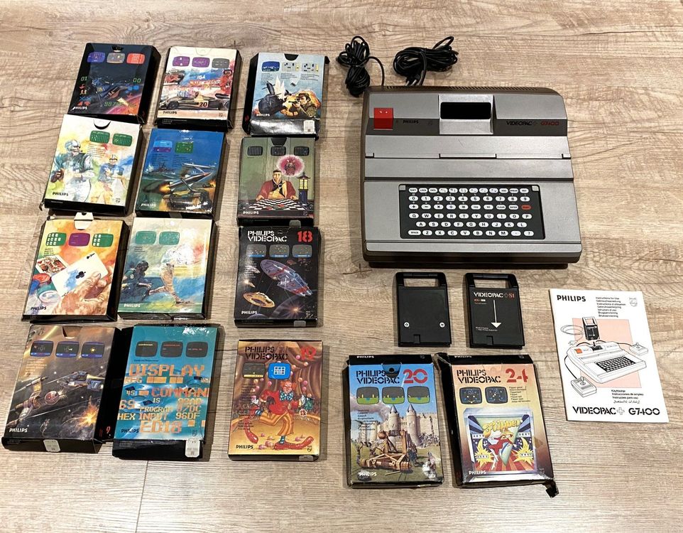 Philips Videopac G7400 Konsole + 16 Spiele! | Kaufen auf Ricardo