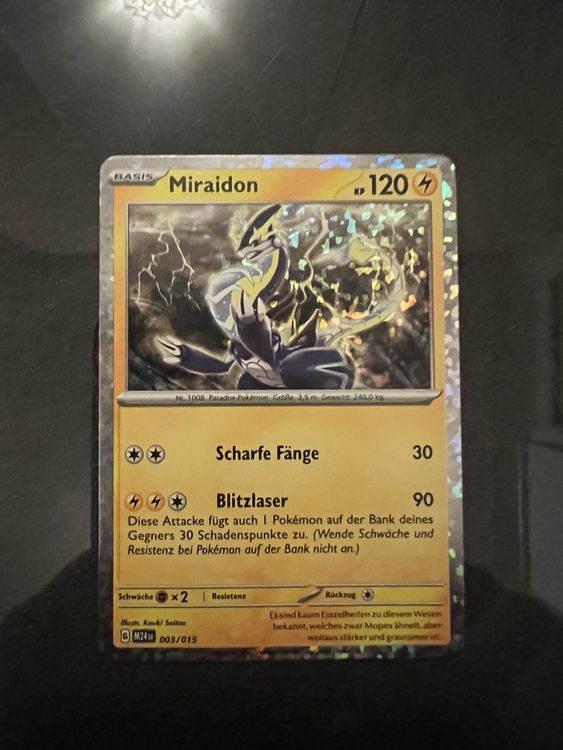 Miraidon V Pokemon Karte 003/015 (Neu (gemäss Beschreibung)) in Herisau ...