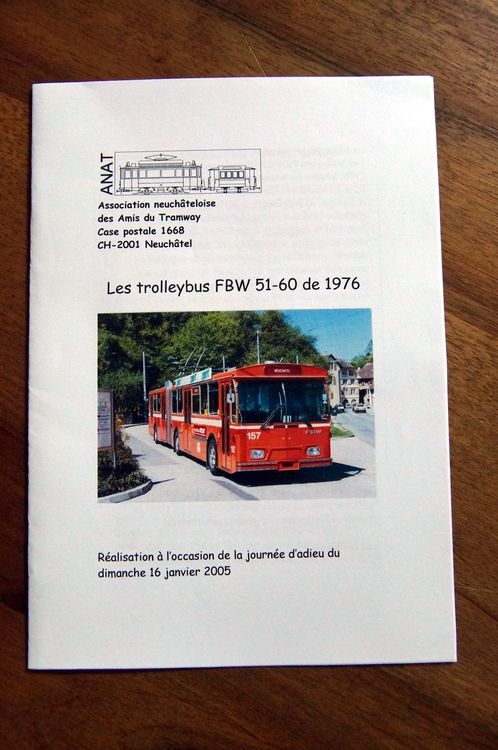 TN/ANAT FBW Trolleybus Nr. 51-60 von 1976 | Kaufen auf Ricardo
