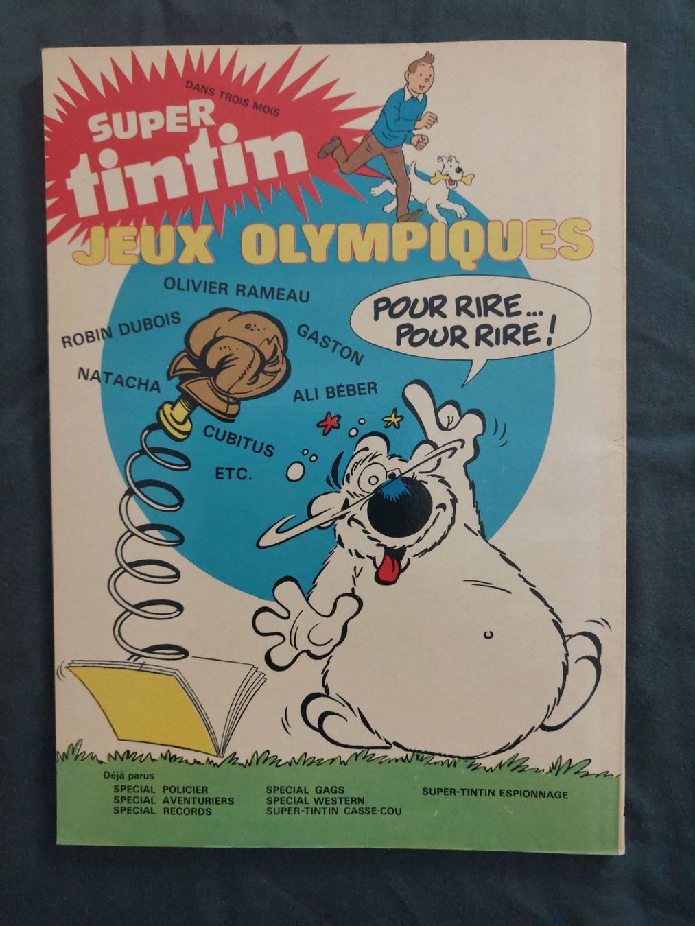 Super Tintin Science Fiction No 12 bis - 236 bis EO 1980 BE+ (D ...