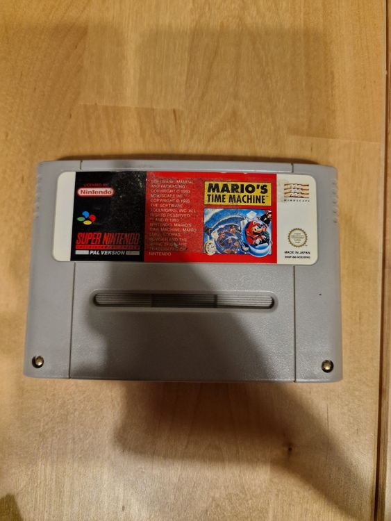 Mario's Time machine SNES Super Nintendo (Gebraucht) in Delémont für ...