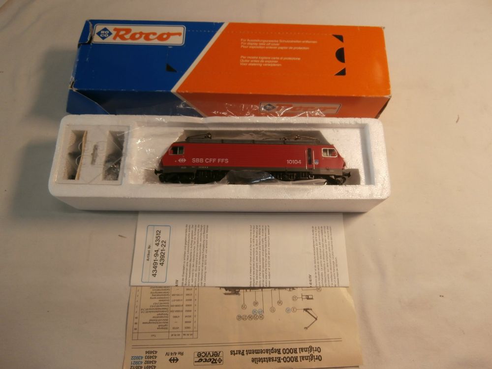 Roco 43512 Re 4/4 IV 10104 SBB CFF TOP,OVP | Kaufen auf Ricardo