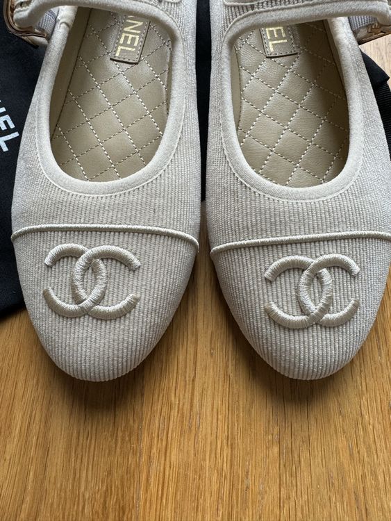 Chanel Mary Jane Ballet Shoes - 38 - NEU (Neu und originalverpackt) in ...