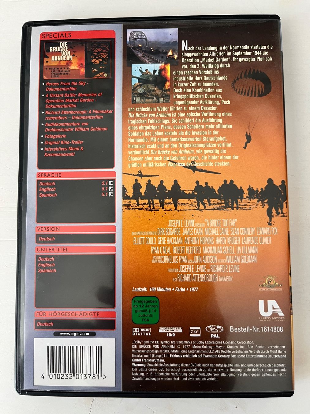 Die Brücke von Arnheim (1977) DVD 📀 - Special Edition (Neu (gemäss Beschreibung)) in Sierre für ...