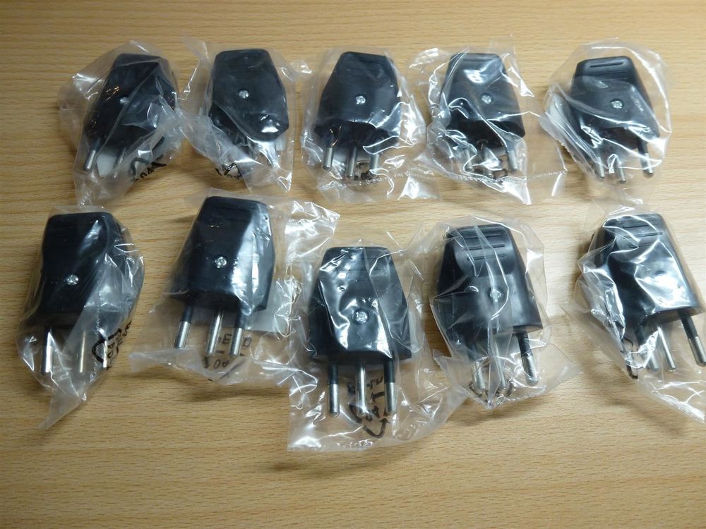 10 Stecker Typ12 schwarz | Kaufen auf Ricardo