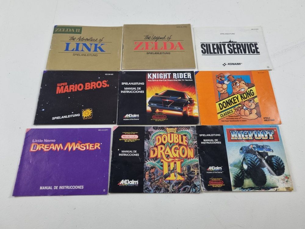 Nintendo NES Diverse Anleitungen und Zelda Plan (Gebraucht) in Basel ...