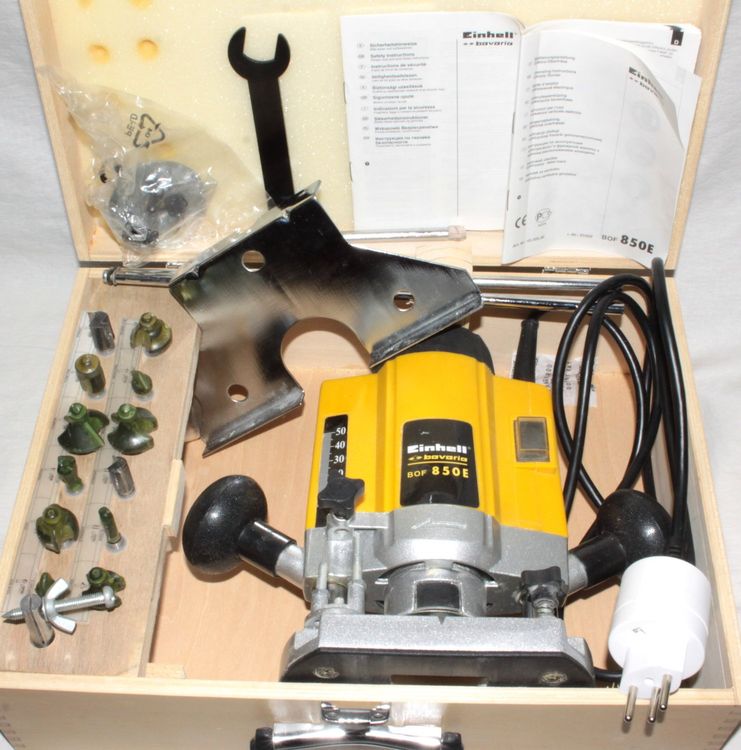 EINHELL Oberfräse bavaria BOF 850 E (inkl. CH-Stecker) (Neu (gemäss Beschreibung)) in Allschwil ...