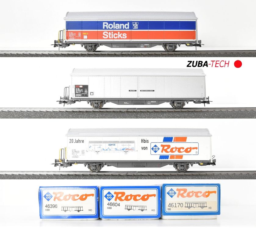 Roco 3x Schiebewandwagen der SBB GS H0 mit OVP | Kaufen auf Ricardo