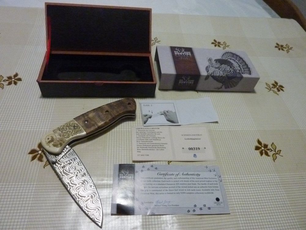 Grosswild Jagdmesser Wildtruthuhn American Edition 319/9999 (Neu ...