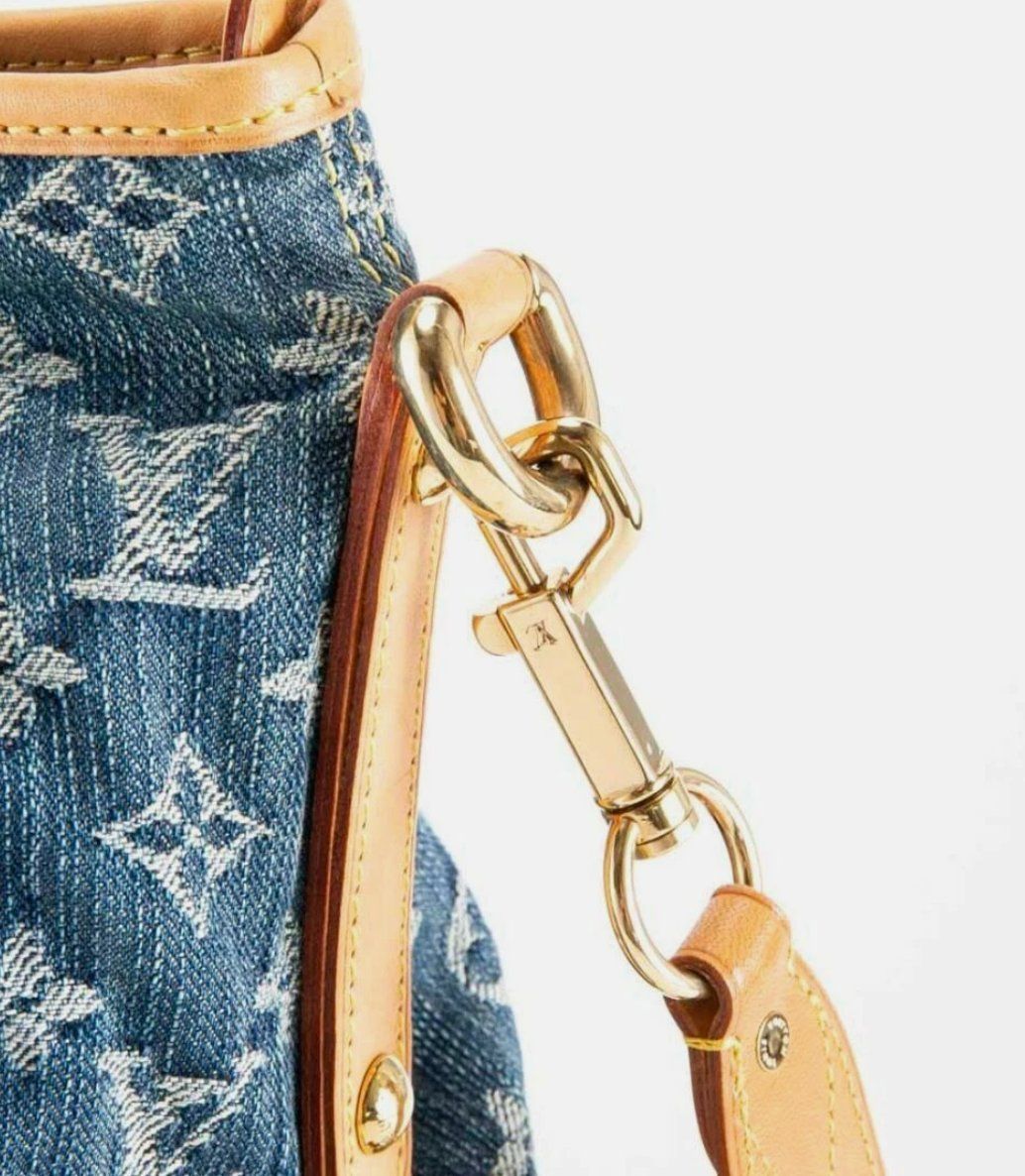 💋 Louis Vuitton Monogram Denim Neo Cabby GM Tote (Neu (gemäss ...