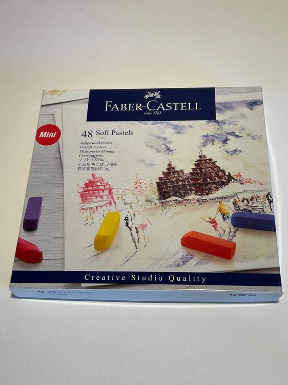 Faber-Castell 48 Softpastellkreiden Mini, Mehrfarbig (Gebraucht) in ...