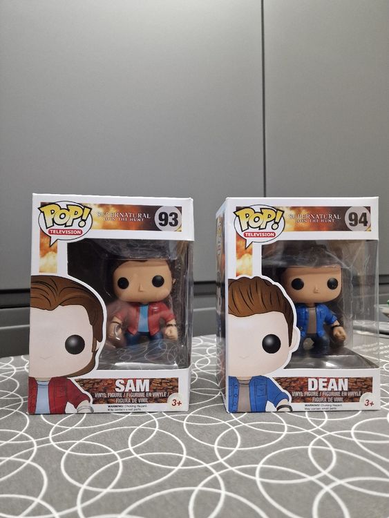 2 Funko Pop! Figuren Sam & Dean Supernatural 93/94 (Neu und ...