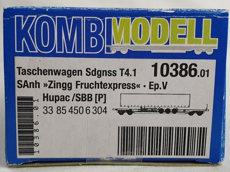 Kombimodell 10386.01 SBB Taschenwagen "Zingg" neuwertig, OVP | Kaufen ...
