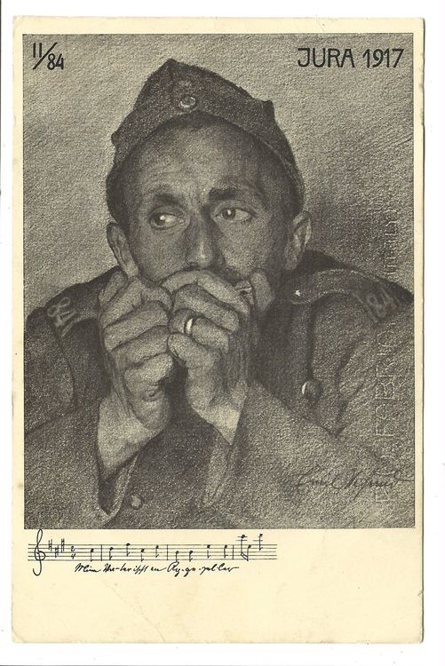 Militär - Grenzbesetzung 1917 Jura - Kp. II/84 - Maulorgel (Gebraucht) in Engelburg für CHF 12.9 ...