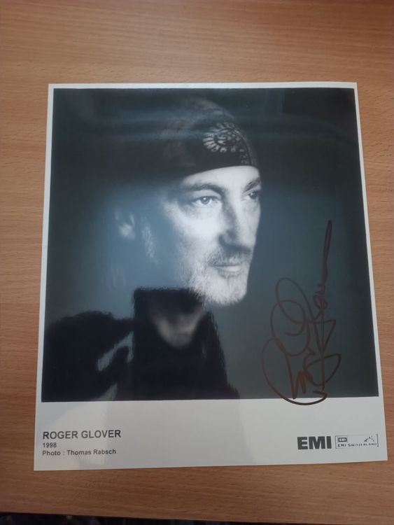 Roger Glover - Deep Purple - 20x25cm - persönlich gesammelt (Gebraucht ...