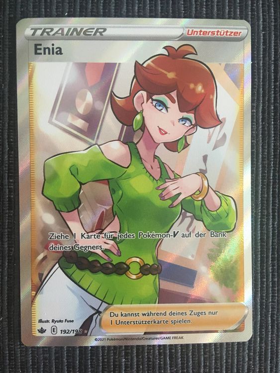 Pokemon Enia Fullart Chilling Reign Deutsch (Neu (gemäss Beschreibung ...