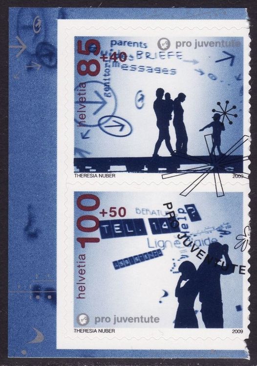 Pro Juventute SBK-Nr. 393Aa und 395Aa (Marken aus Heftchen) | Kaufen auf Ricardo