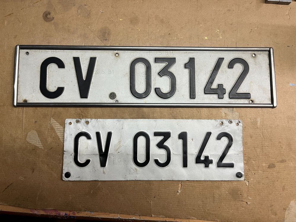 Auto Kontrollschilder Vatikan (sehr selten) (Gebraucht) in Rothenburg ...