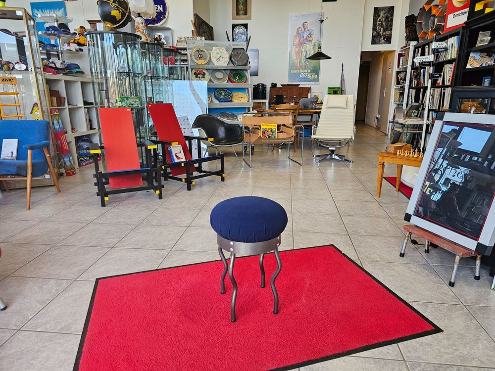 IKEA 1995 URI Stool Per Ivar Ledang Postmodern Hocker Blue (Gebraucht ...