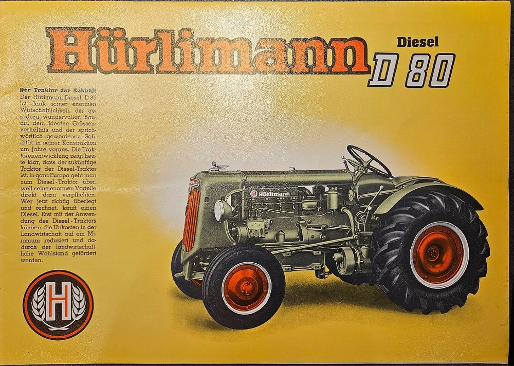 Hürlimann D80 Prospekt (Gebraucht) in Buchs LU für CHF 19 – mit ...