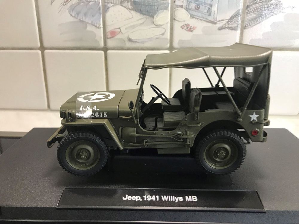Willys Jeep 1941 MB Welly 1/18 NEU/OVP | Kaufen auf Ricardo