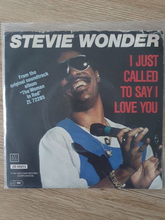 Vinyl Single - Stevie Wonder - I just called to say I love y | Kaufen auf Ricardo