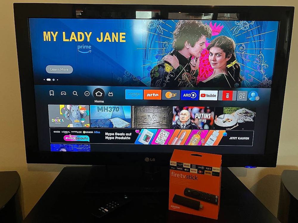 Fernseher LG 37LD450 mit Amazon Fire TV Stick zum streamen | Kaufen auf ...