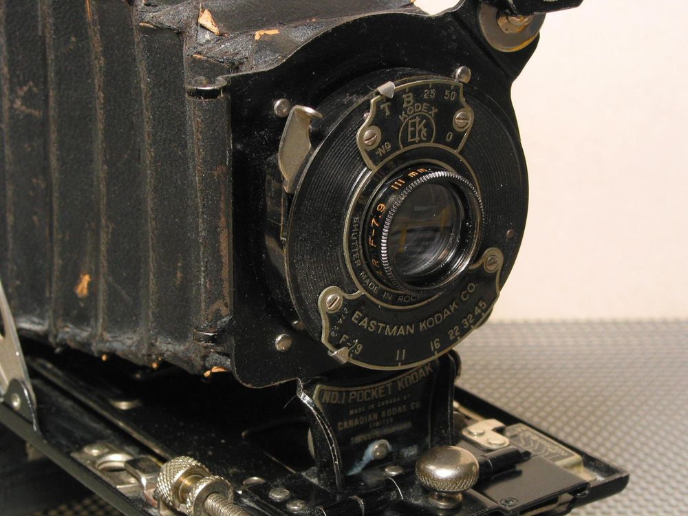 KODAK No.1 Pocket Autographic Camera Film 120 Balgenkamera (Defekt) in ...