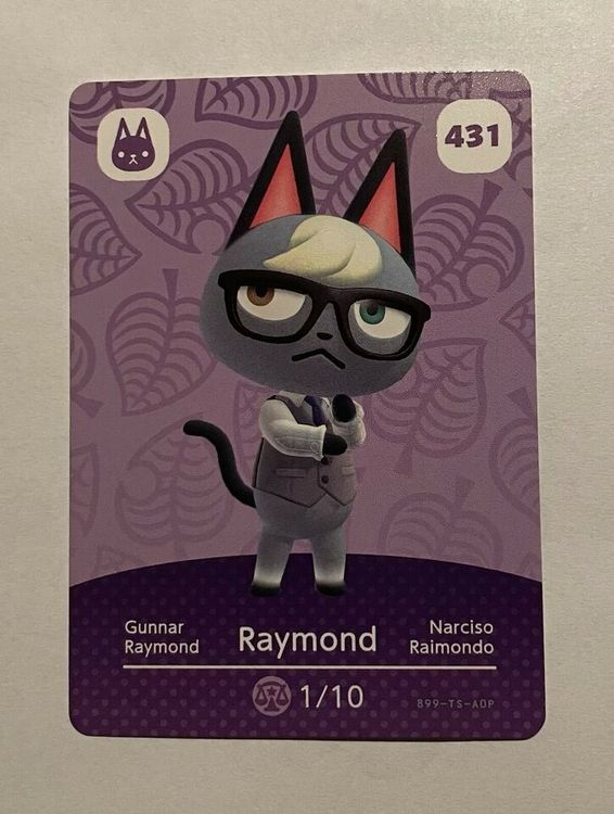 Animal Crossing Amiibo Karte Gunnar (Neu (gemäss Beschreibung)) in ...