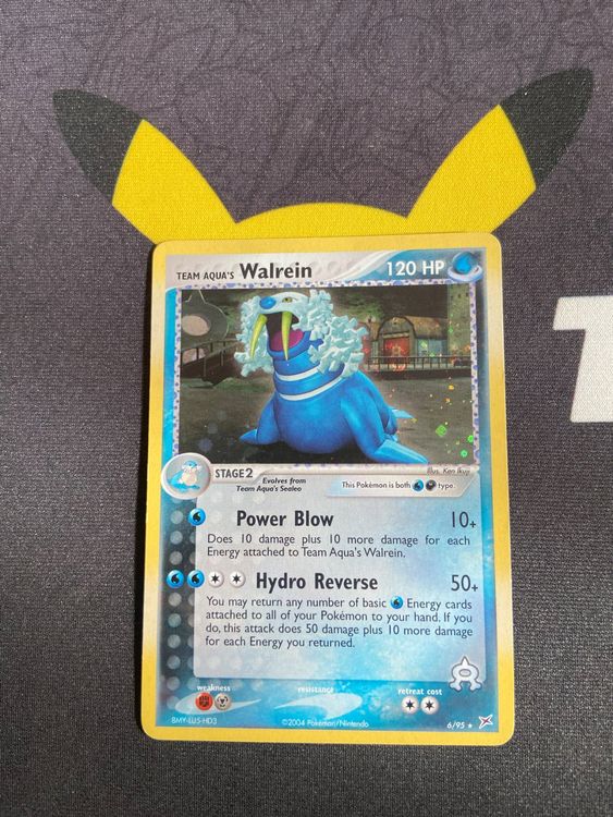 Team Aqua's Walrein Holo 6/95 Ex Team Magma Team Aqua | Kaufen auf Ricardo