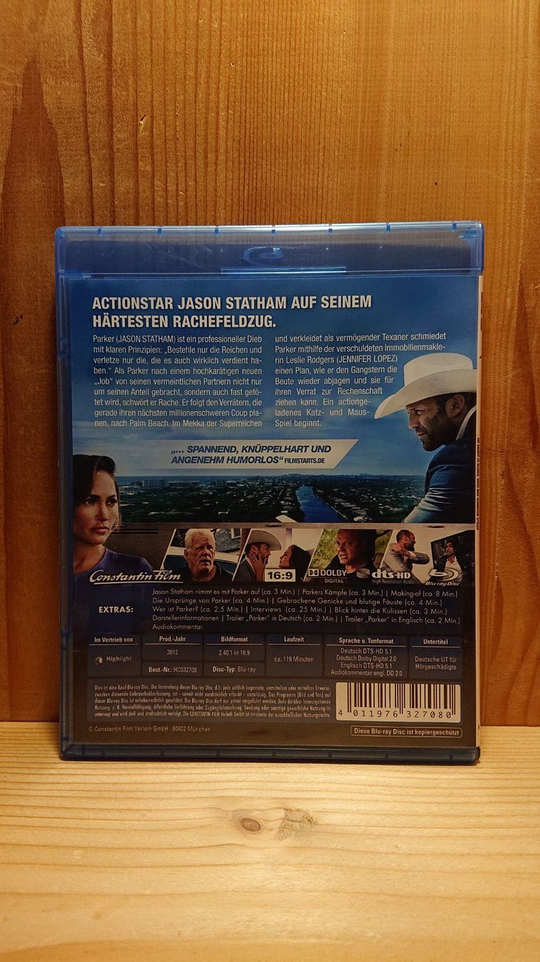 PARKER Blu-Ray mit Jason Statham (Gebraucht) in Wilderswil für CHF 2.9 ...