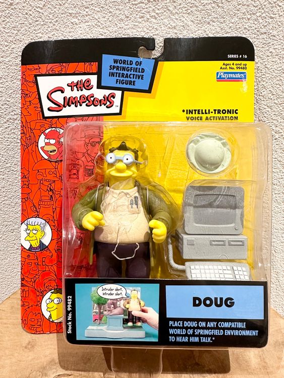The Simpsons Doug Intelli-tronic Playmates 2004 Neu vintage (Neu und ...