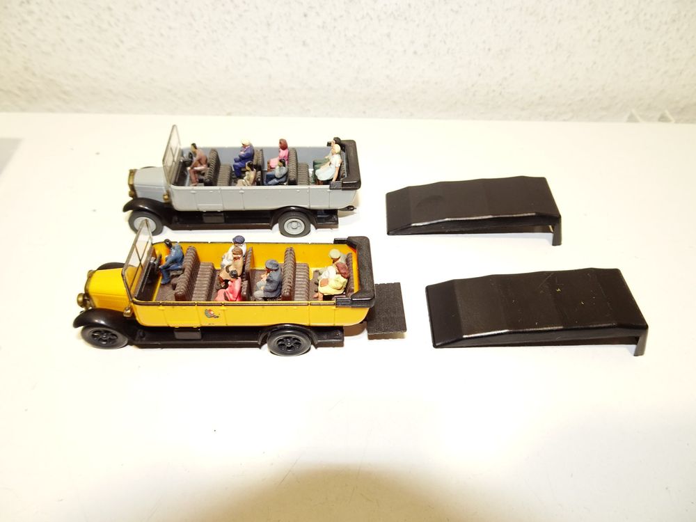 2 Roskopf Nostalgie Autobus Postauto PTT Figuren HO 1003 439 (Gebraucht ...