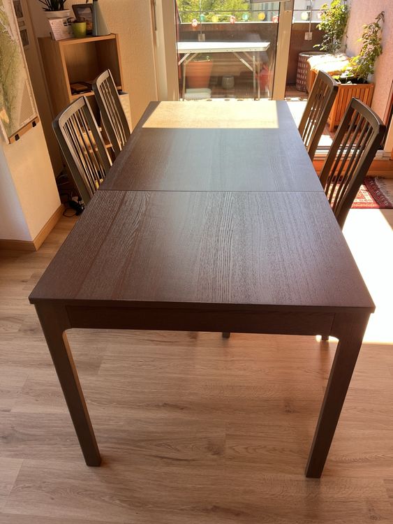 Ikea Esstisch EKEDALEN, dunkelbraun, ausziehbar 180cm (Gebraucht) in ...