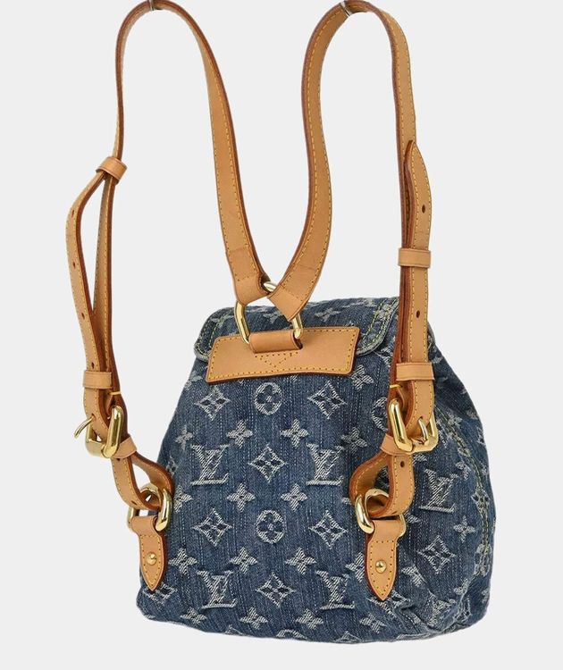 💋 Louis Vuitton MNG Denim Sac a Dos PM Rucksack (Gebraucht) in ...