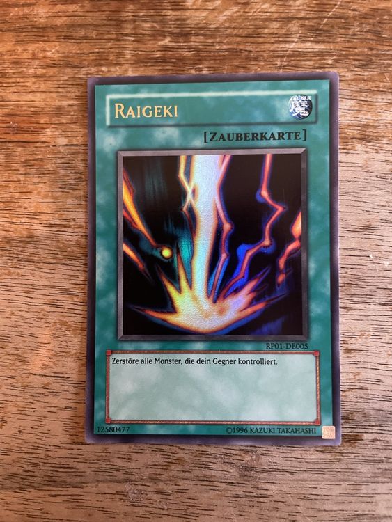 Yu-Gi-Oh Raigeki RP01-DE005 | Kaufen auf Ricardo