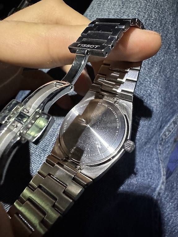 Tissot PRX Stahl Herrenuhr, blaues Zifferblatt, neuwertig (Gebraucht ...