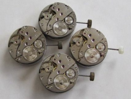 4 AROGNO Uhrwerke, handaufzug mit kl. Sek. NOS, Swiss Made (Neu (gemäss Beschreibung)) in ...