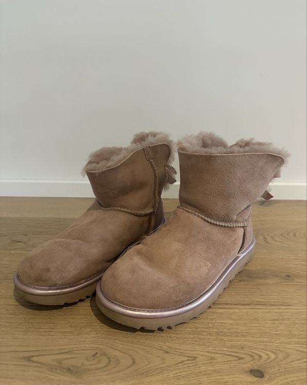 Ugg Mini Bailey Bow Gr.39 Rosa Limited Winterstiefel (Neu (gemäss ...